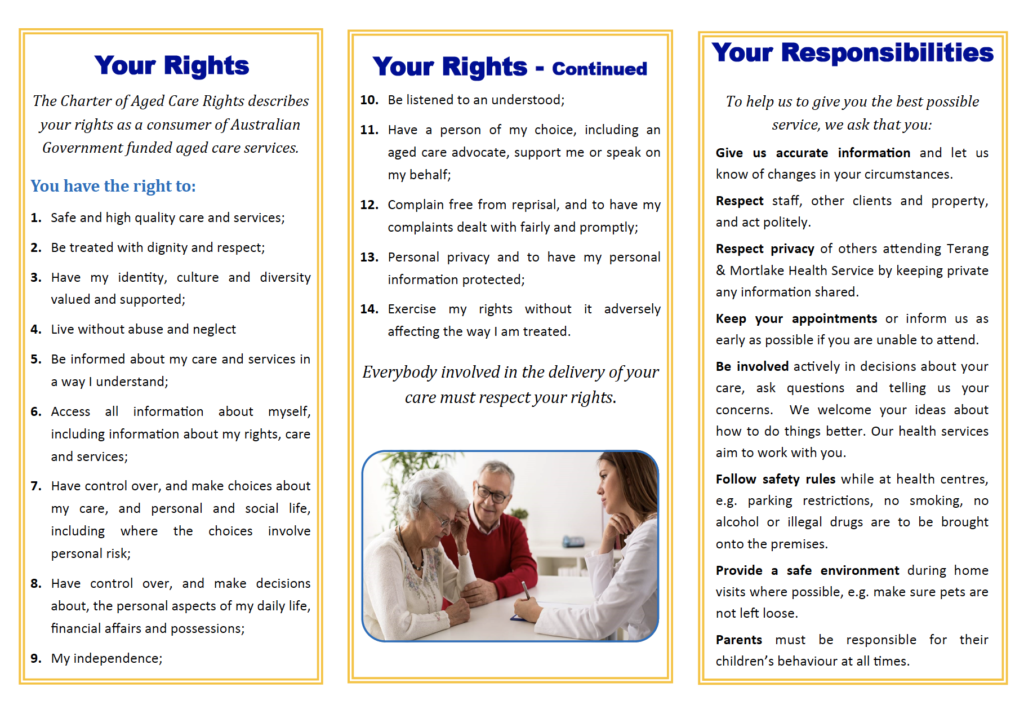 Rights & Responsibilities of Community Clients Brochure - Terang ...